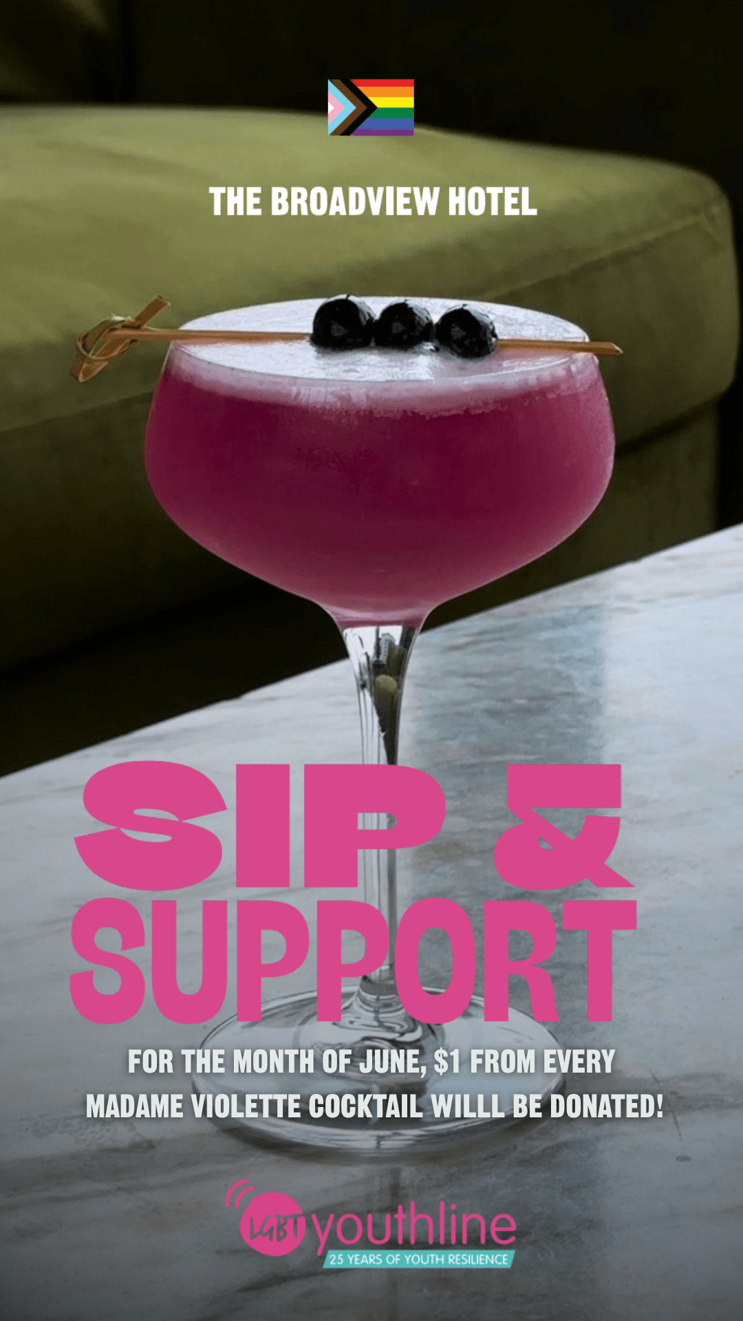 Sip & Support at The Broadview Hotel - Neighbourhood Guide